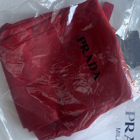 Prada | Pants & Jumpsuits | Cherry Red Prada Track Pants | Poshmark